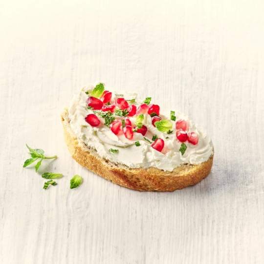 Tartine fraicheur Labné et grenades - Président